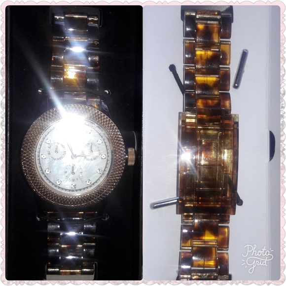 Avon | Accessories | Wild Safari Faux Tortoise Watch Avon | Poshmark